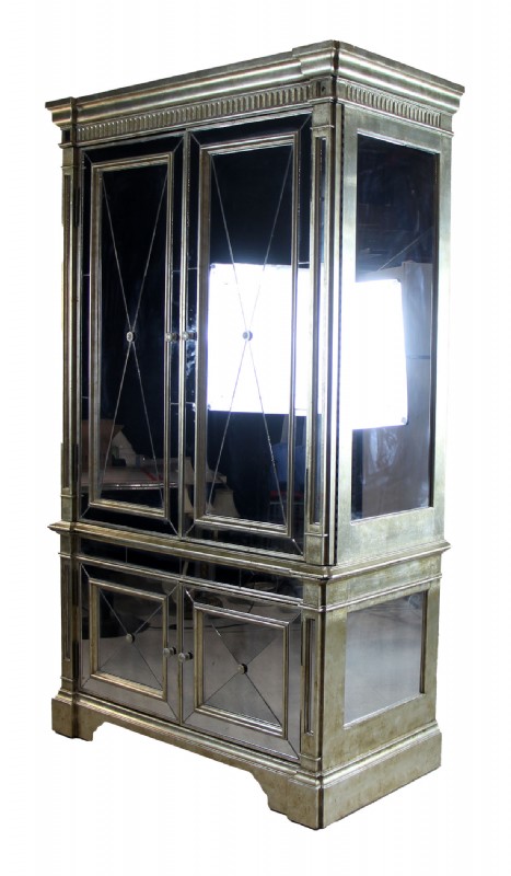 Larger Mirrored Glass Armoire For Sale In Ct Middlebury Furniture And Home Design